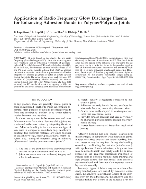 (PDF) Application of radiofrequency glow discharge-optical emission ...