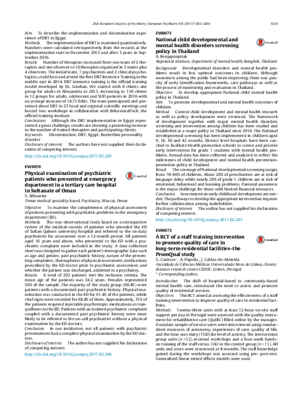 (PDF) A RCT of a staff training intervention to promote quality of care ...