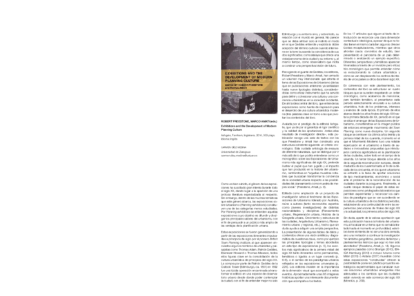 (PDF) ROBERT FREESTONE, MARCO AMATI (eds.) - Exhibitions and the ...