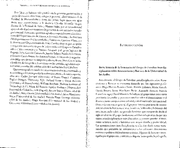 (PDF) Introducción al libro Perspectivas sobre el Renacimiento y el Barroco.
