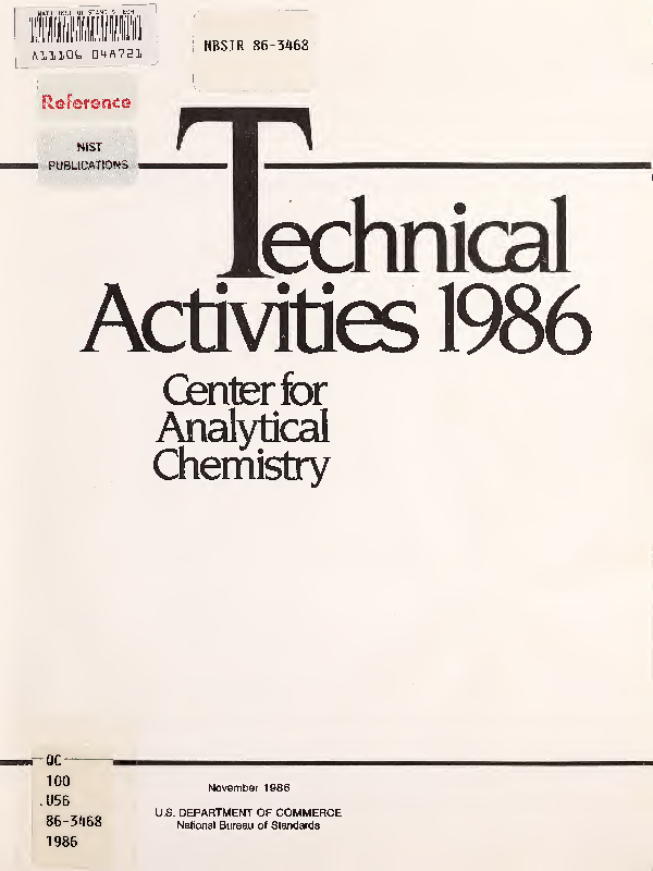 (PDF) Technical activities 1986