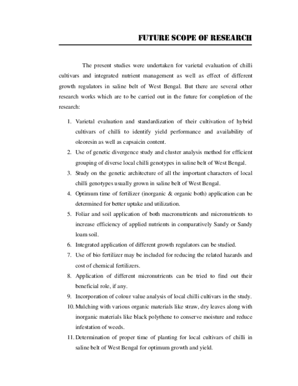 (PDF) Future Scope of Research