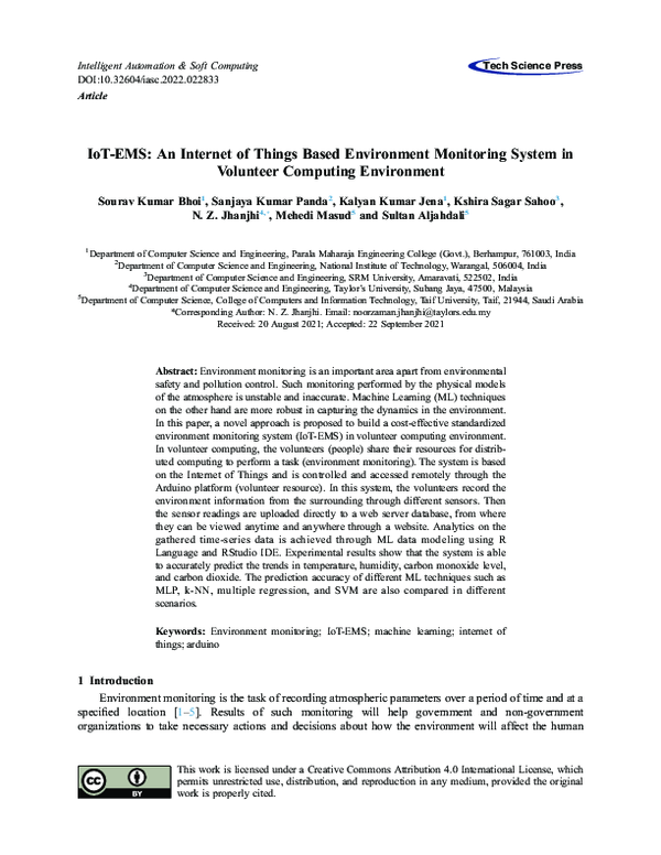 (PDF) IoT-EMS: An Internet of Things Based Environment Monitoring ...
