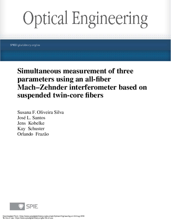 (PDF) Simultaneous measurement of three parameters using an all-fiber ...