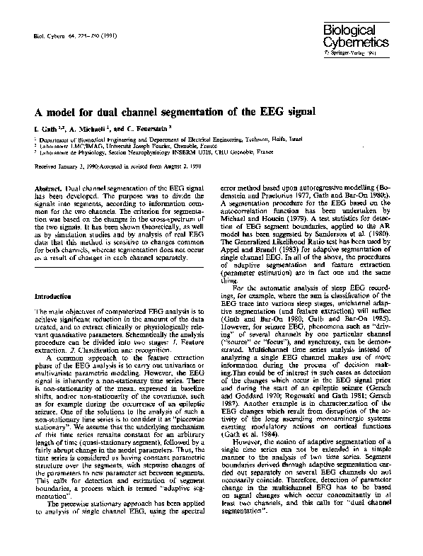 (PDF) Dual Channel EEG Signal Segmentation Model