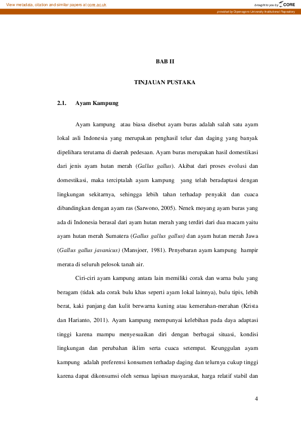 (PDF) PROFIL DARAH MERAH AYAM KAMPUNG UMUR 30 HARIAKIBAT PENAMBAHAN ...
