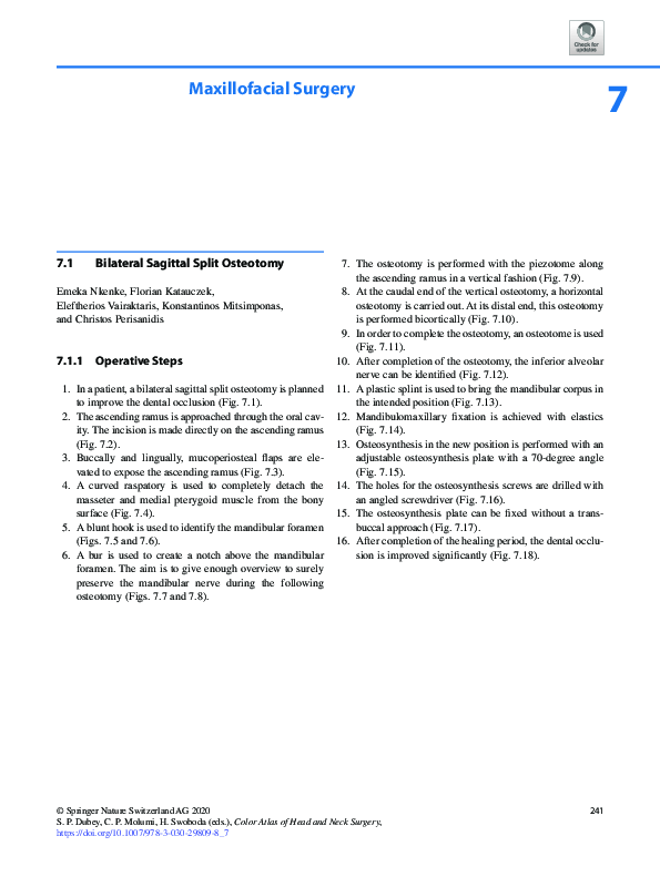 (PDF) Maxillofacial Surgery