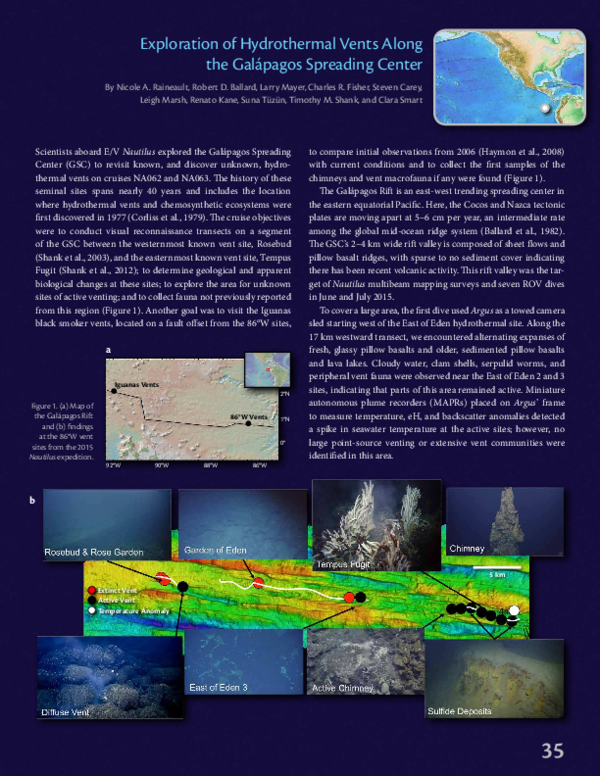 (PDF) Exploration of hydrothermal vents Along the Galápagos Spreading ...
