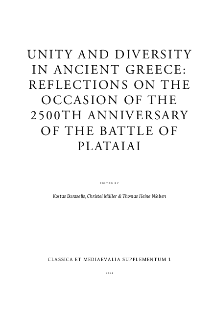 (PDF) Unity and Diversity in Ancient Greece