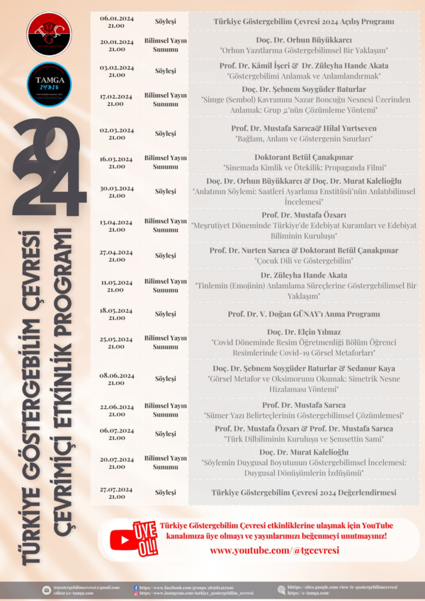 (PDF) The 2024 Online Event Program of the Türkiye Semiotics Circle -TR-EN-FR