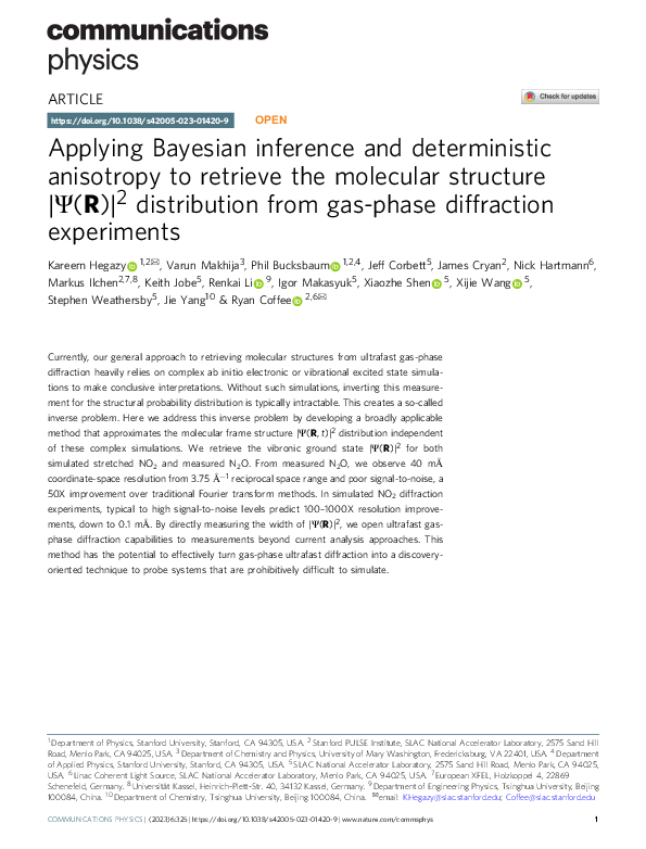 Pdf Applying Bayesian Inference And Deterministic Anisotropy To