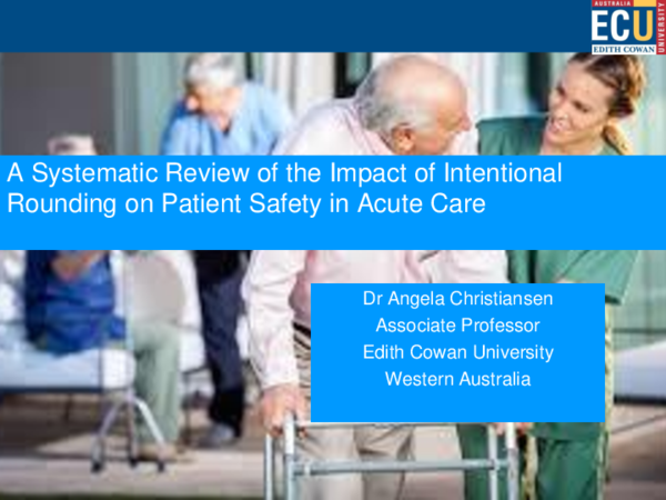 (PDF) A Systematic Review of the Impact of Intentional Rounding on ...
