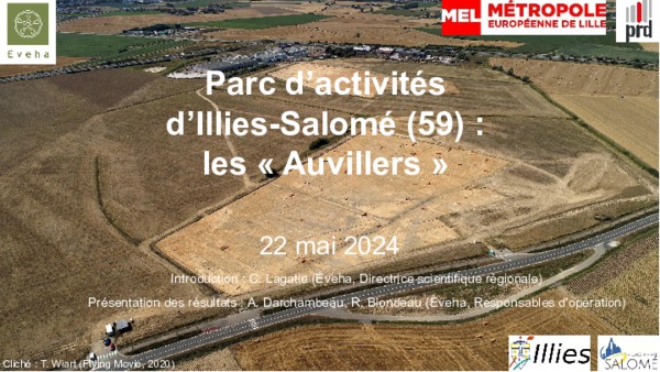 (PDF) (2024) Darchambeau A., Blondeau R., Lagatie C., Parc d'activités d'Illies et Salomé (59 ...