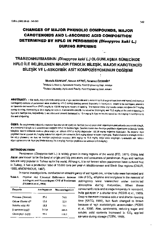 (PDF) Changes of Major Phenolic Compounds, Major Carotenoids and L-Ascorbic Acid Composition ...