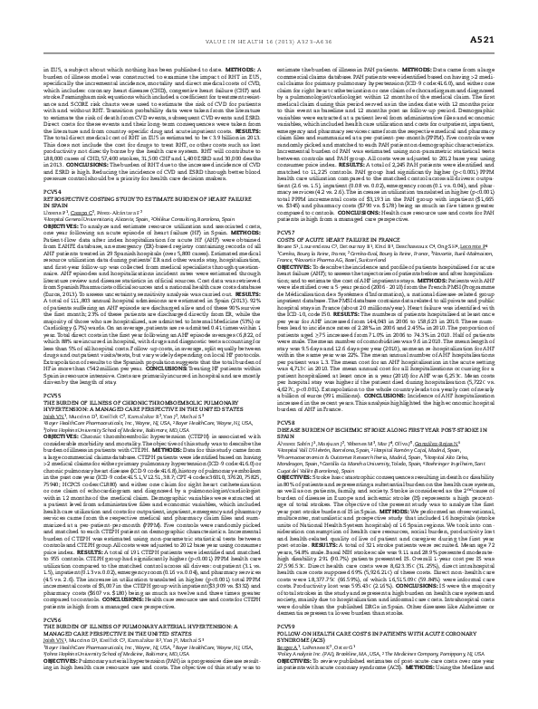 (PDF) The Burden of Illness of Pulmonary Arterial Hypertension: A ...