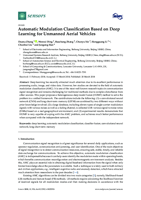 (PDF) Automatic modulation classification based on high order cumulants and hierarchical ...