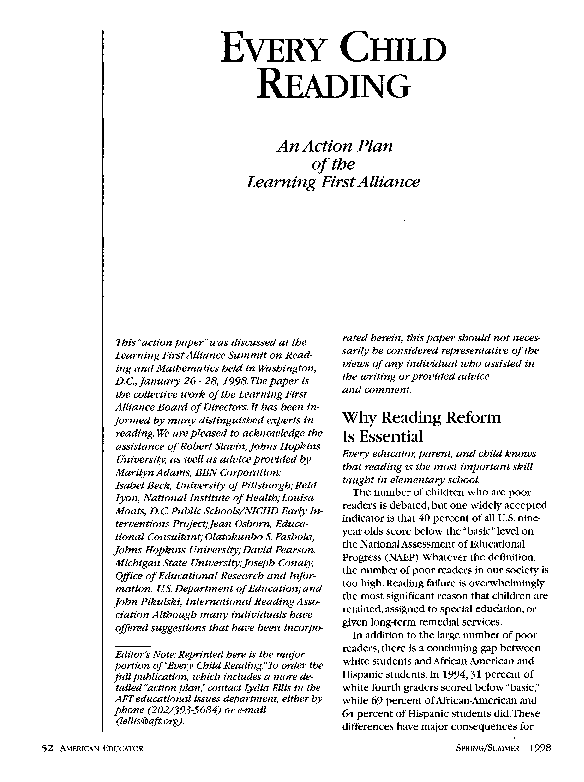 (PDF) Every Child Reading