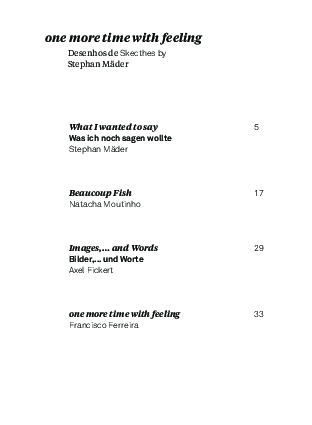 (PDF) one more time with feeling: Desenhos de Stephan Mäder