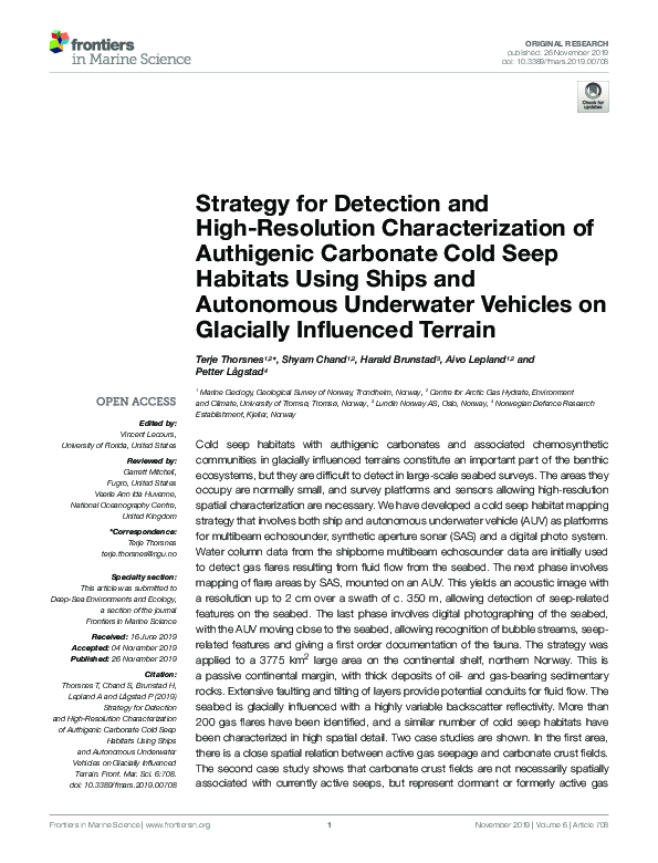 (PDF) Strategy for Detection and High-Resolution Characterization of ...