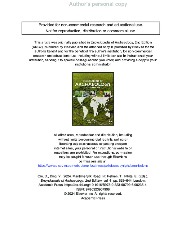 (PDF) Maritime Silk Road