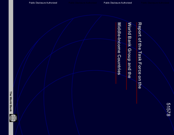 (PDF) Report of the task force on the World Bank Group and the middle ...