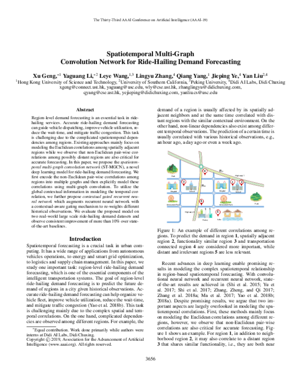 (PDF) Spatiotemporal Multi-Graph Convolution Network for Ride-Hailing Demand Forecasting
