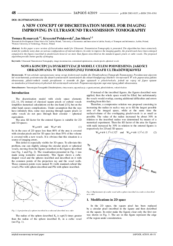 (PDF) A New Concept of Discretization Model for Imaging Improving in ...