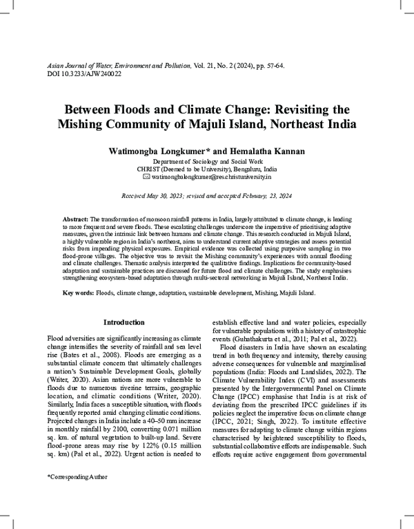 (PDF) Between Floods and Climate Change: Revisiting the Mishing ...
