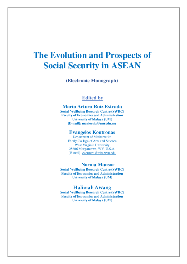 (PDF) National Social Protection Fund: The Multi-Pillar Pension Fund