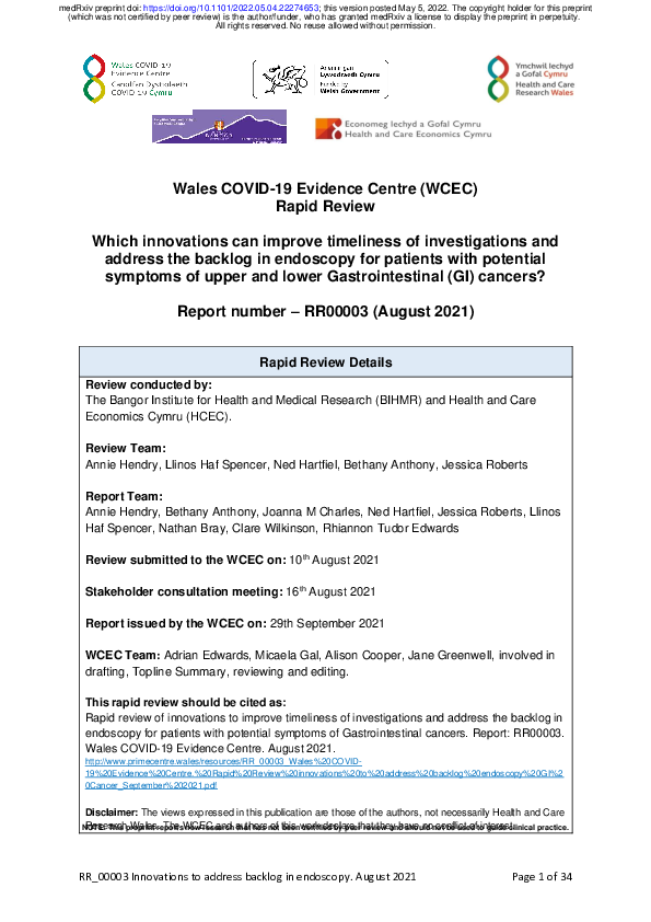 (PDF) Which innovations can improve timeliness of investigations and ...