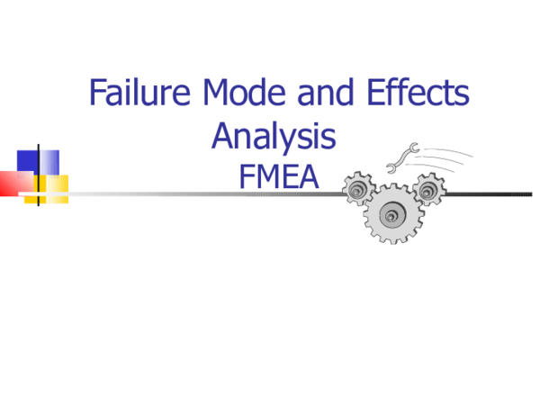 (PPT) Failure Mode and Effects Analysis