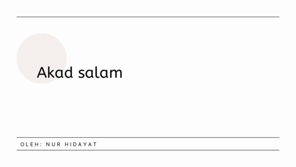 (PDF) Akad salam ppt
