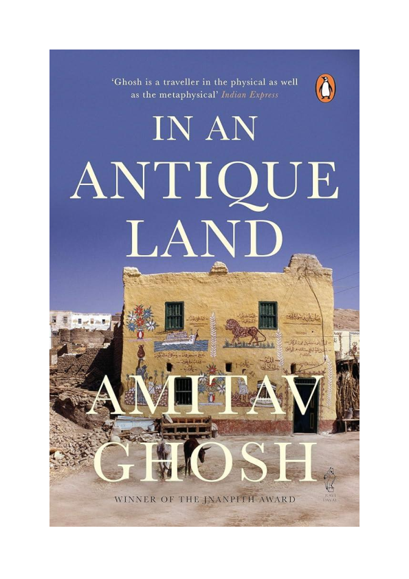 (PDF) Book Review: "In An Antique Land" by Amitav Ghosh As a Tale of ...