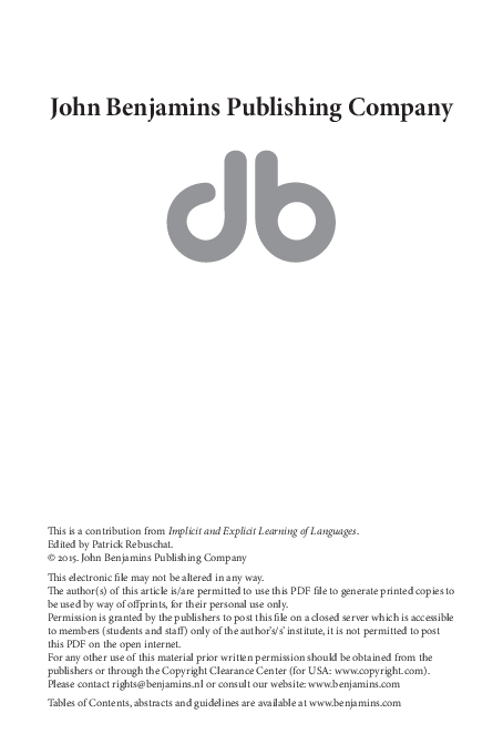 (PDF) The learnability of language