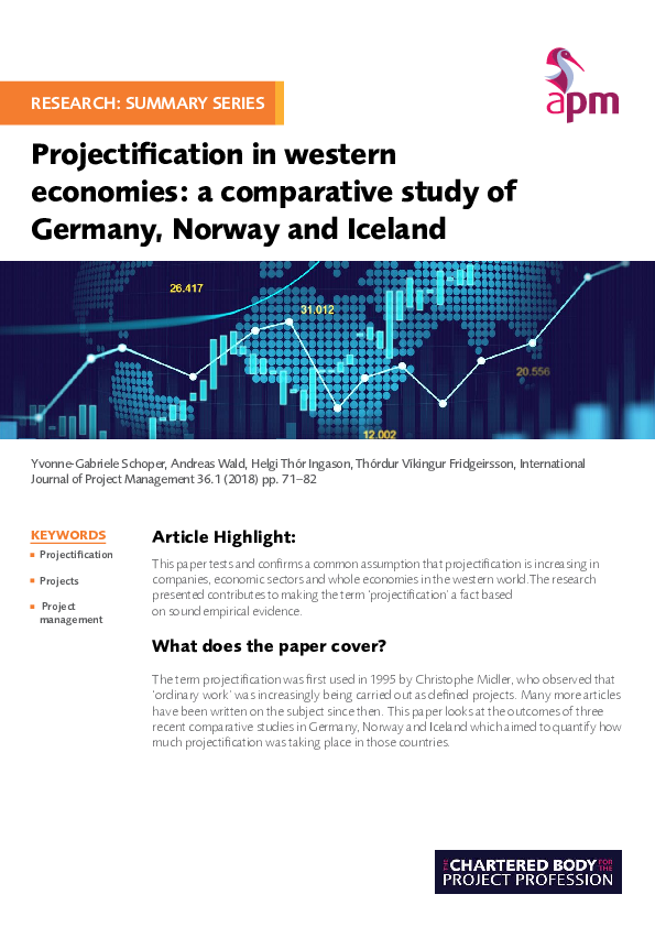 (PDF) Projectification in Western economies: A comparative study of ...