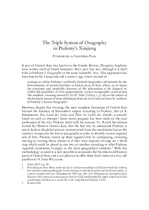 le systeme de Ptolémée