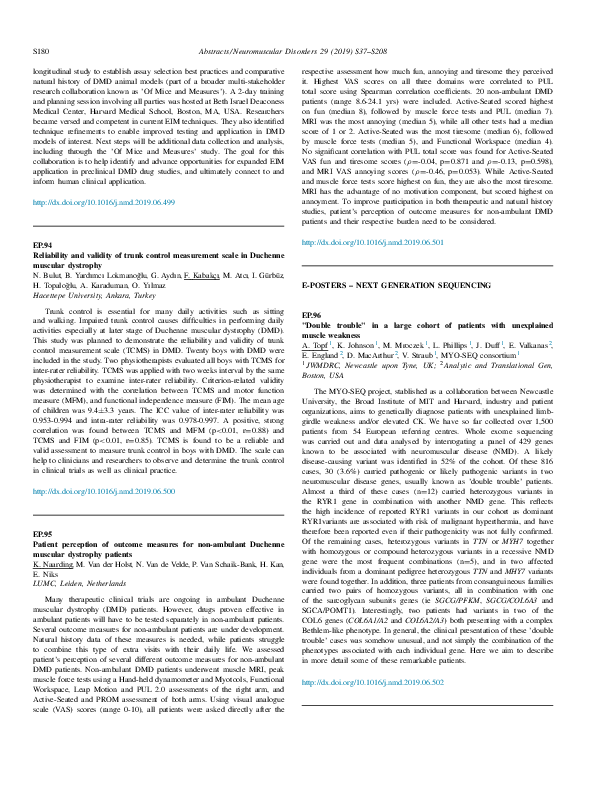 (PDF) EP.94Reliability and validity of trunk control measurement scale ...