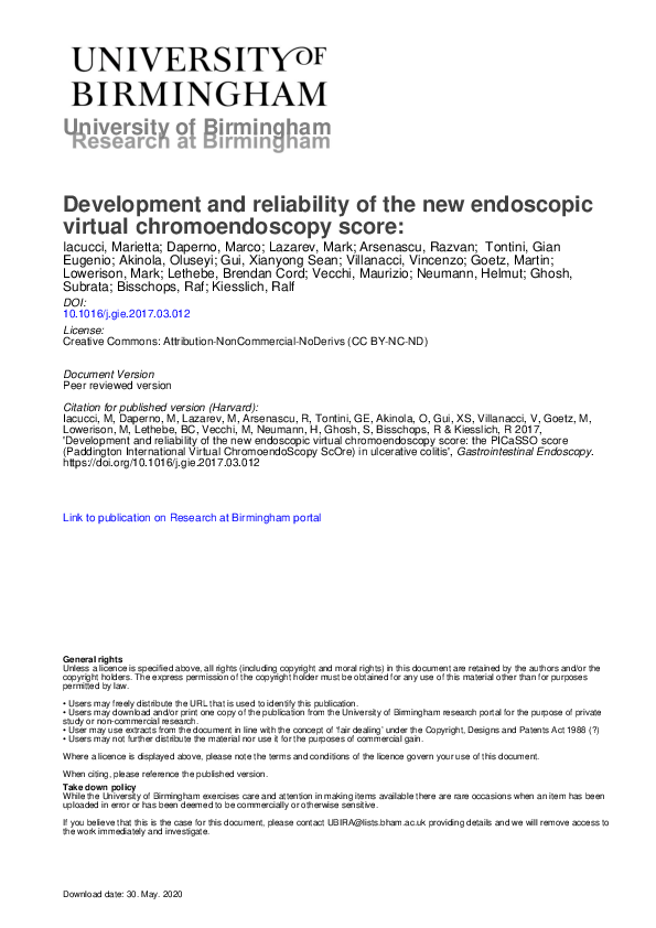 (PDF) Development and reliability of the new endoscopic virtual ...