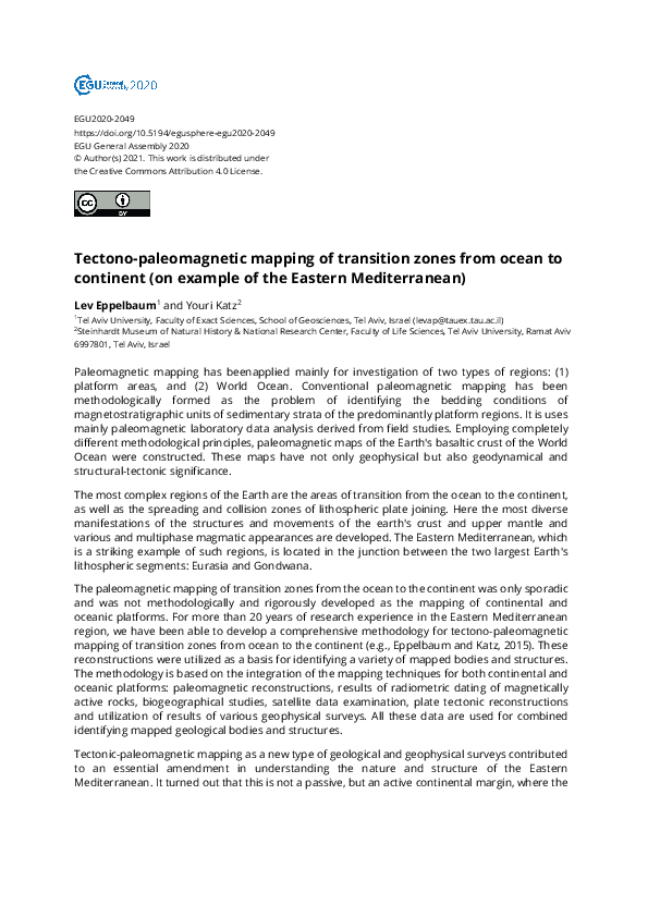 (PDF) Tectono-paleomagnetic mapping of transition zones from ocean to ...