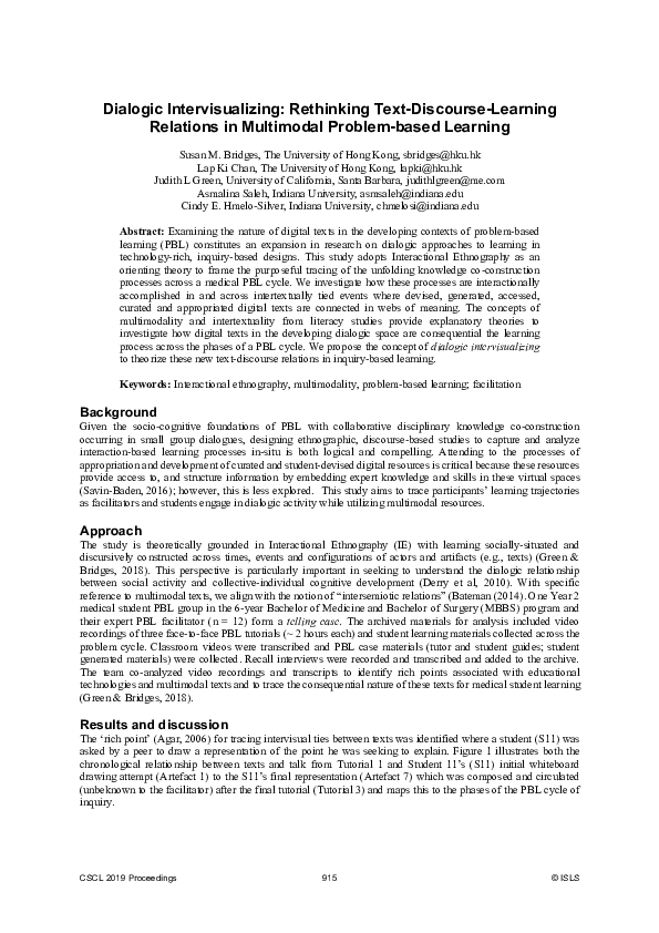 (PDF) Dialogic Intervisualizing: Rethinking Text-Discourse-Learning ...