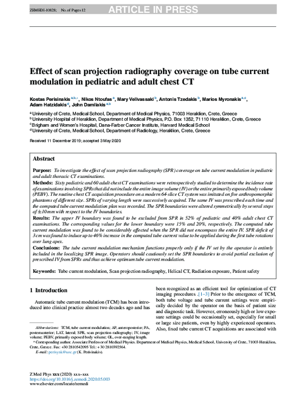 (PDF) Effect of scan projection radiography coverage on tube current ...