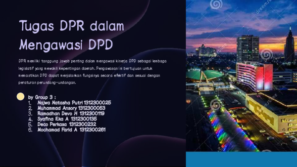 (PDF) Tugas DPR dalam Mengawasi DPD