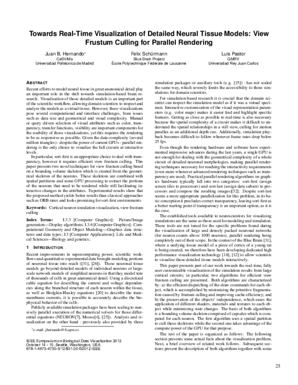 (PDF) Towards real-time visualization of detailed neural tissue models ...
