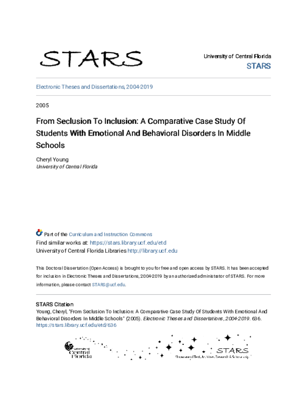 (PDF) From Seclusion to Inclusion: A Comparative Case Study of Students ...