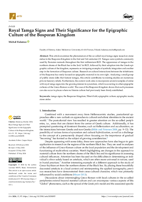 (PDF) Royal Tamga Signs and Their Significance for the Epigraphic ...