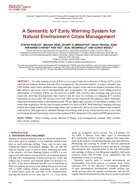 (PDF) A Semantic IoT Early Warning System for Natural Environment ...