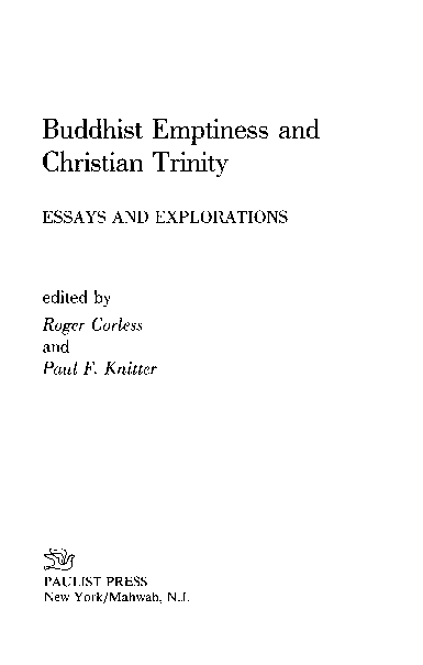 (PDF) Buddhist Shunyata and the Christian Trinity
