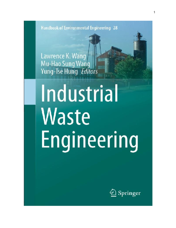 (PDF) Industrial Waste Engineering