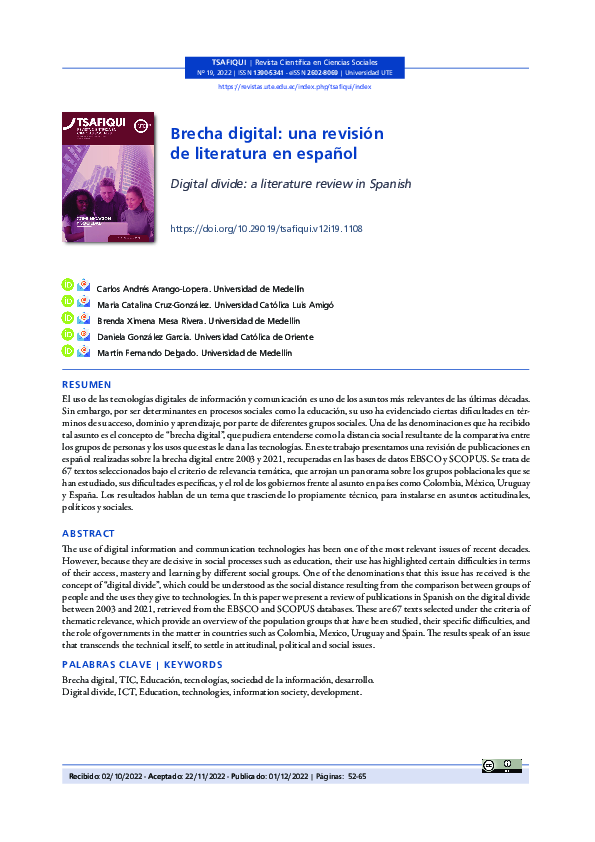 (PDF) Brecha digital