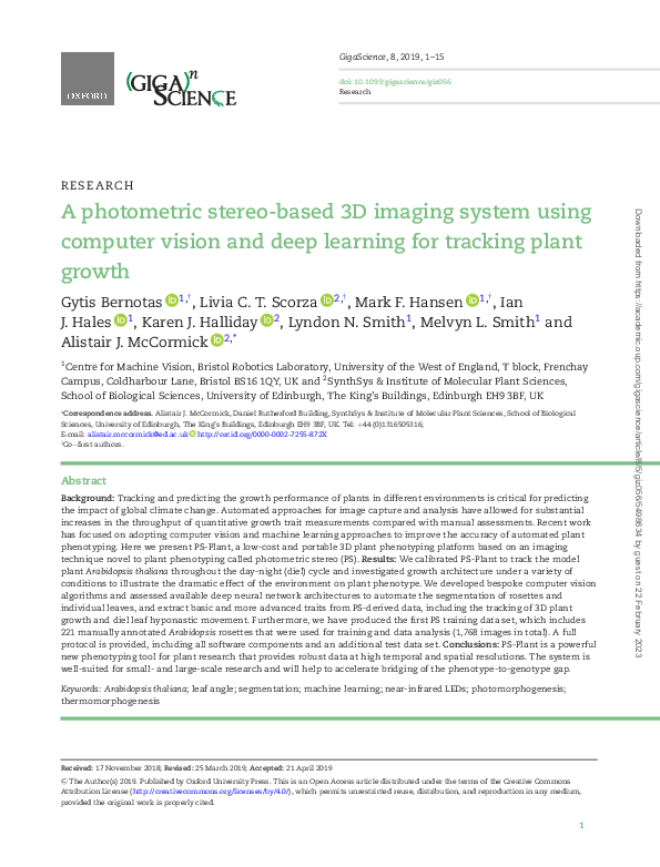 (PDF) A photometric stereo-based 3D imaging system using computer ...